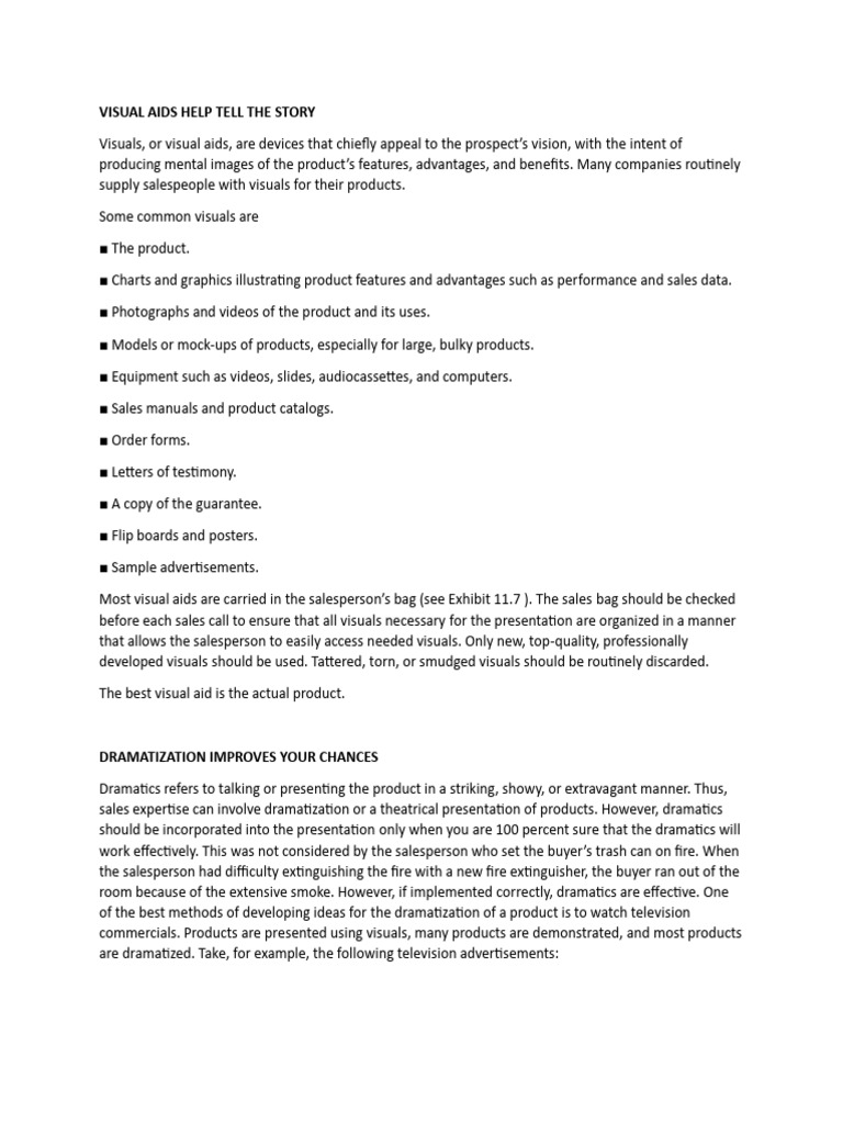 Visual Aids Help Tell The Story | PDF | Sales | Motor Oil