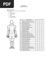 Kuesioner Nordic Body Map | PDF