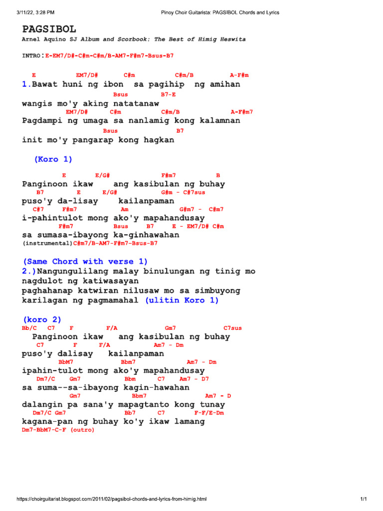 Pagsibol by Himig Heswita | PDF