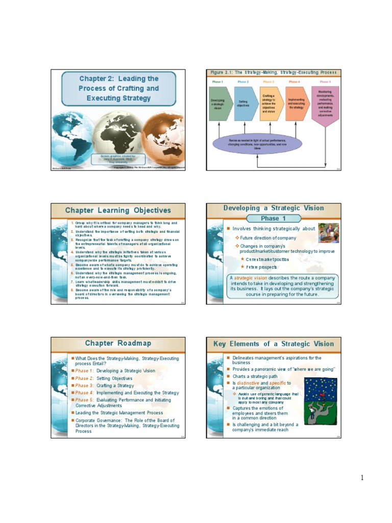 Chap002 Process of Crafting & Executing Strategy | PDF | Strategic ...