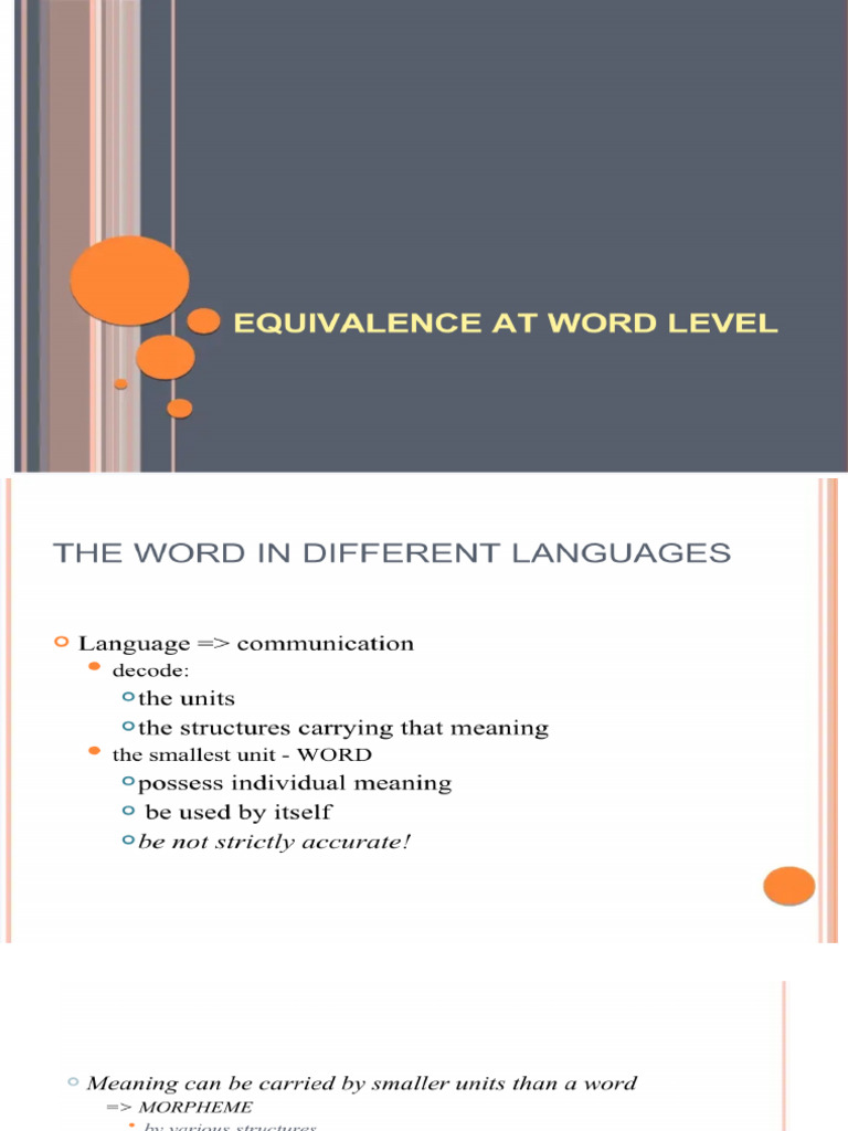 Word Level | PDF