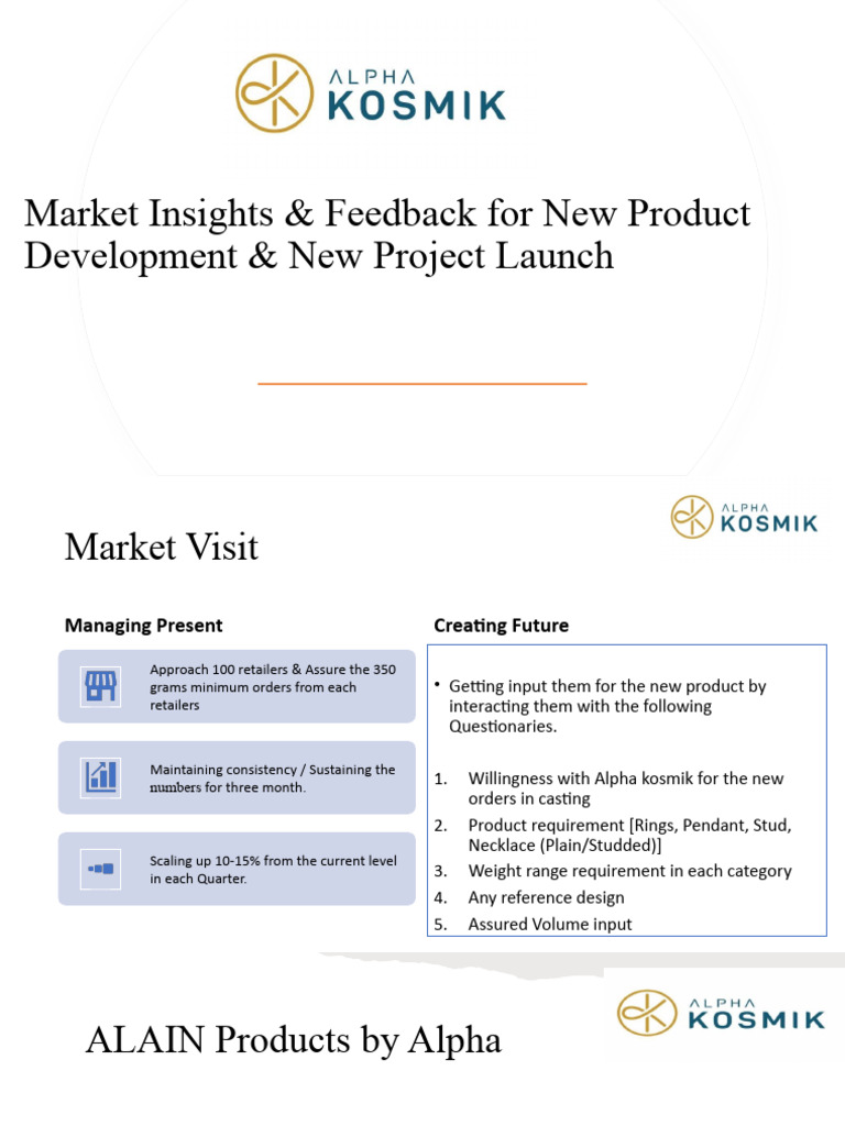 New Product Launch & Market Strategy | PDF | Softlines (Retail) | Jewellery