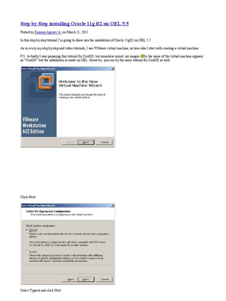 Step by Step Installing Oracle 11g R2 On OEL | PDF | Installation ...