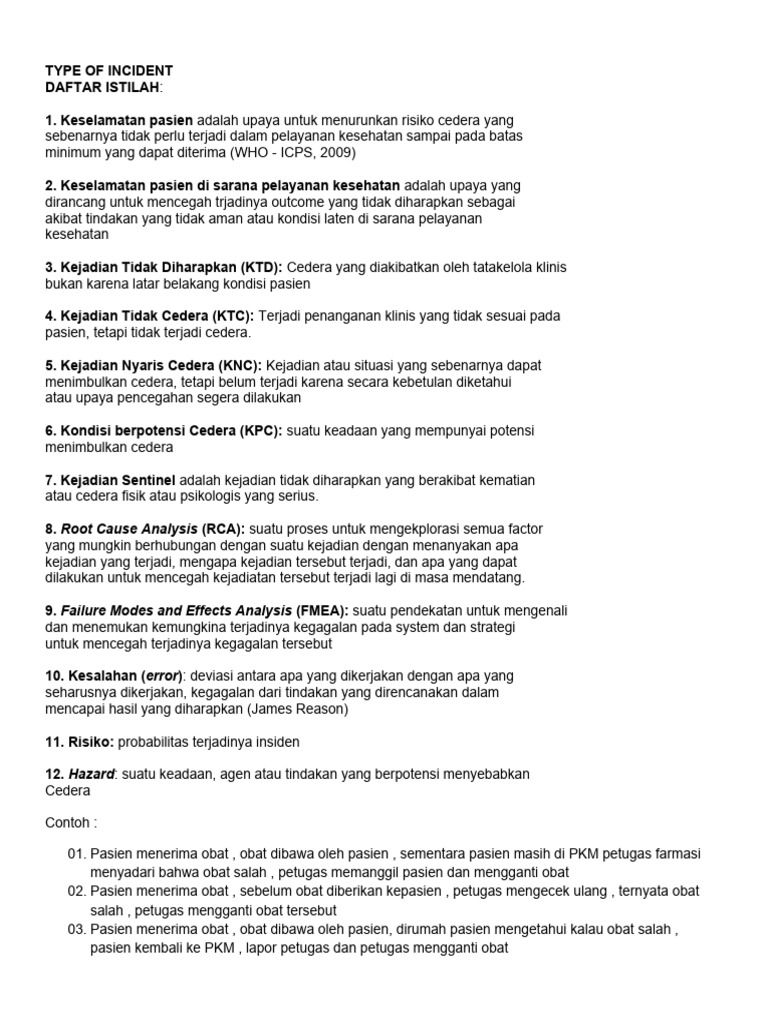TYPE OF INCIDENT, KTD, KNC DLL | PDF