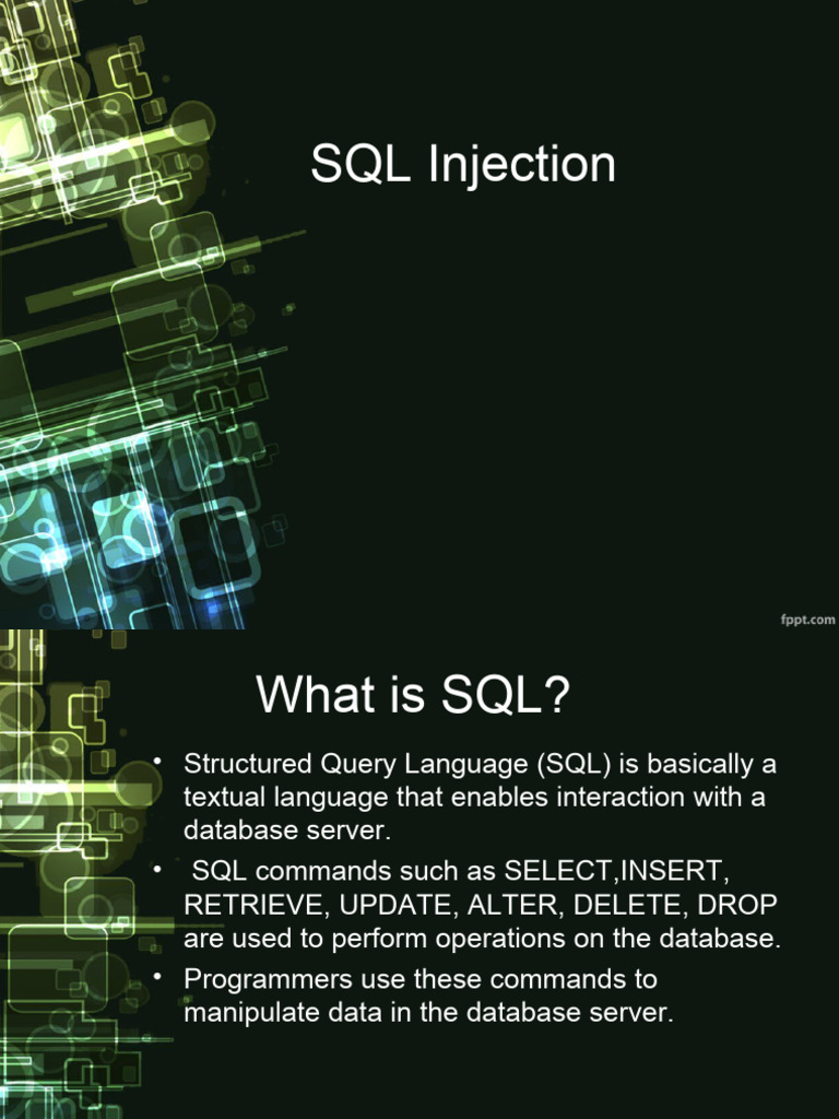 SQLi | PDF | Databases | Sql