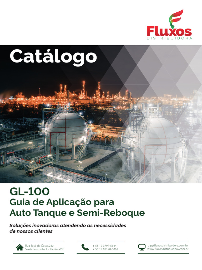 Catálogo GLP - Auto Tanque e Semi-Reboque | PDF | Válvula | Materiais
