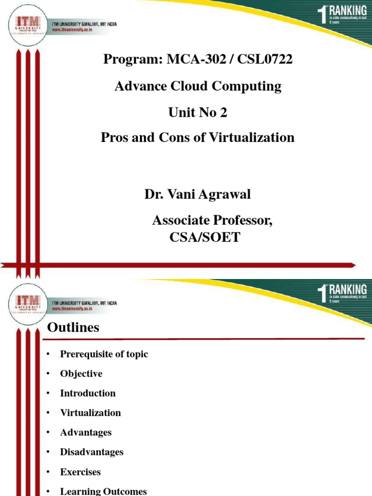 Pros And Cons Of Virtualization Pdf Virtualization Cloud Computing
