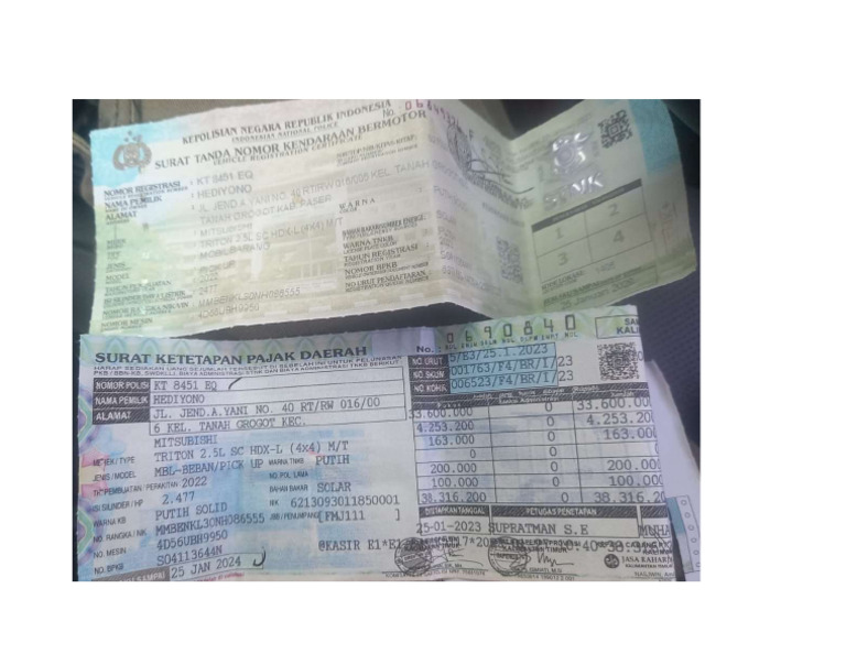 STNK Triton KT8541 EQ | PDF