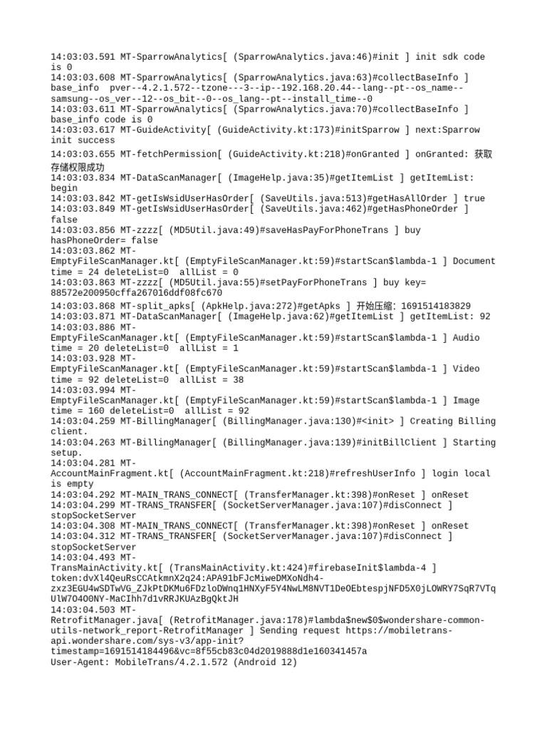 2023-08-08 | PDF | Java (Programming Language) | Google Play