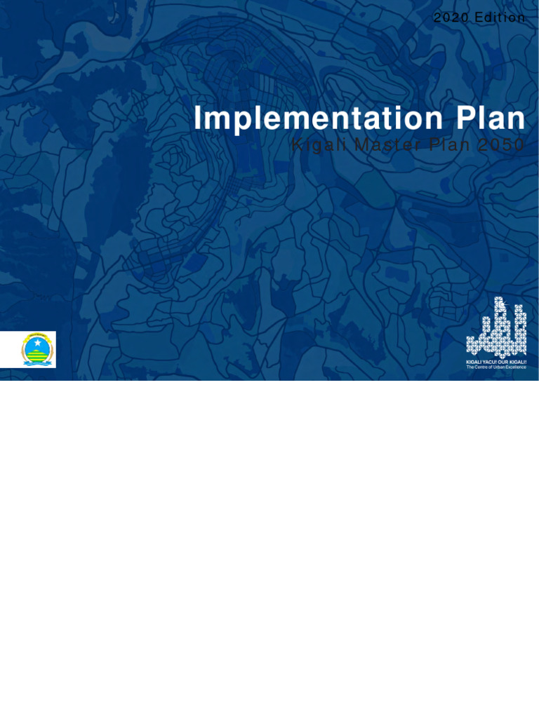 Implementation Plan - Kigali Master Plan 2050 | PDF | Governance | Urban Planning