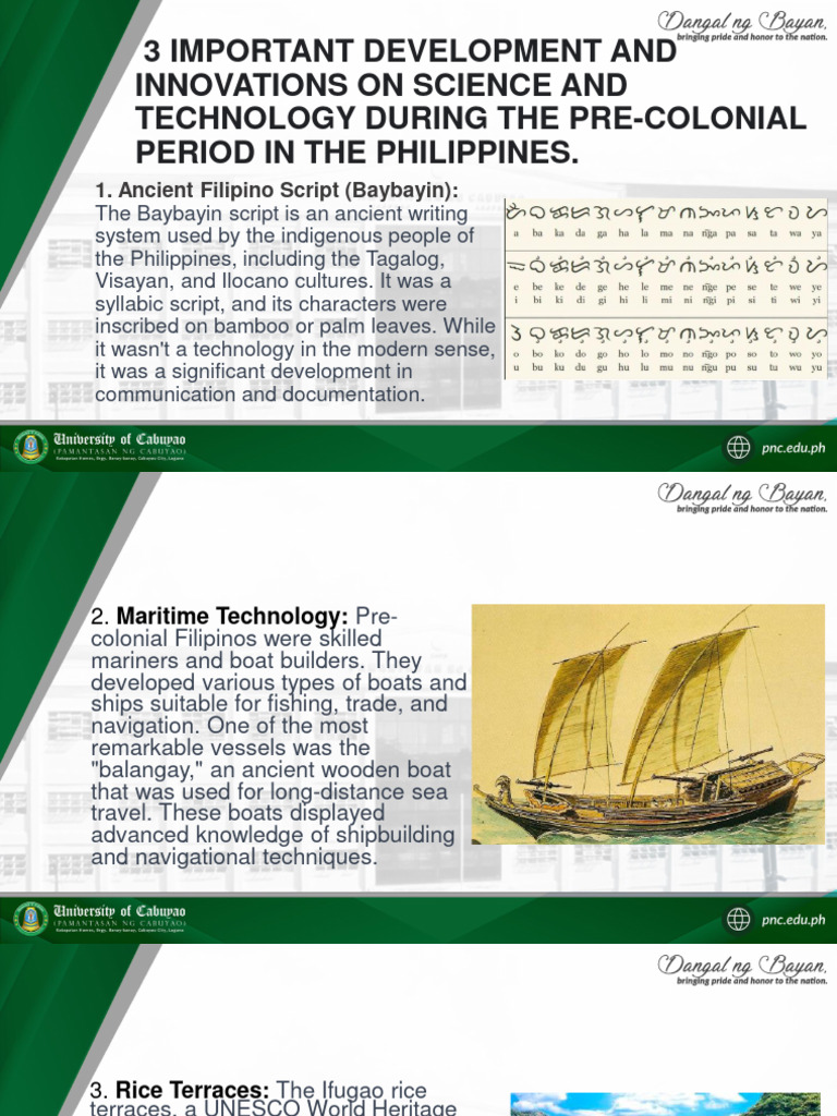 Innovations in Pre-Colonial Philippine Tech | PDF