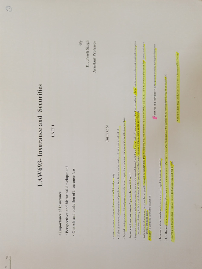 Unit 4 (Banking and Insurance) | PDF