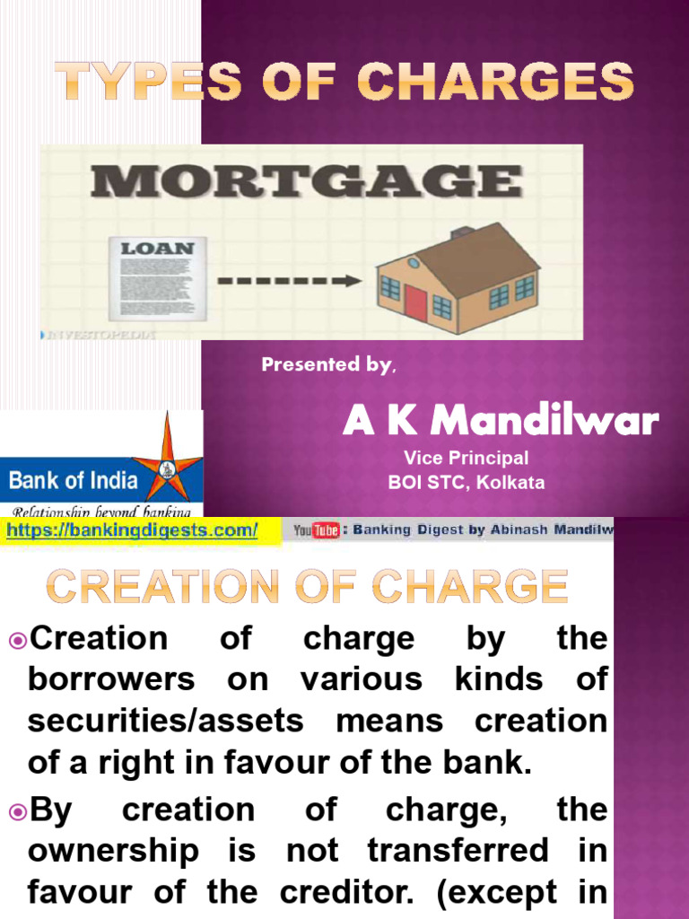 Types of Charges | PDF | Mortgage Law | Loans