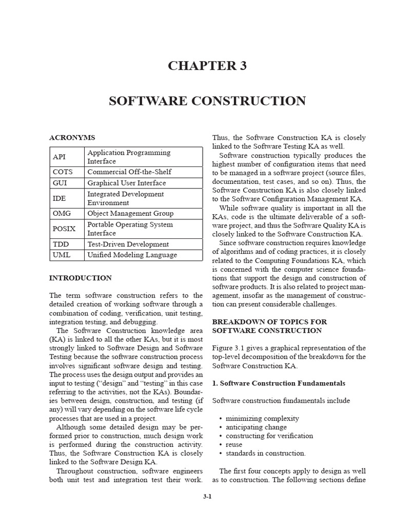 Software Construction | PDF | Computer Programming | Computer Program