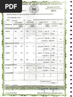 CBSE Class 10 Marksheet | PDF