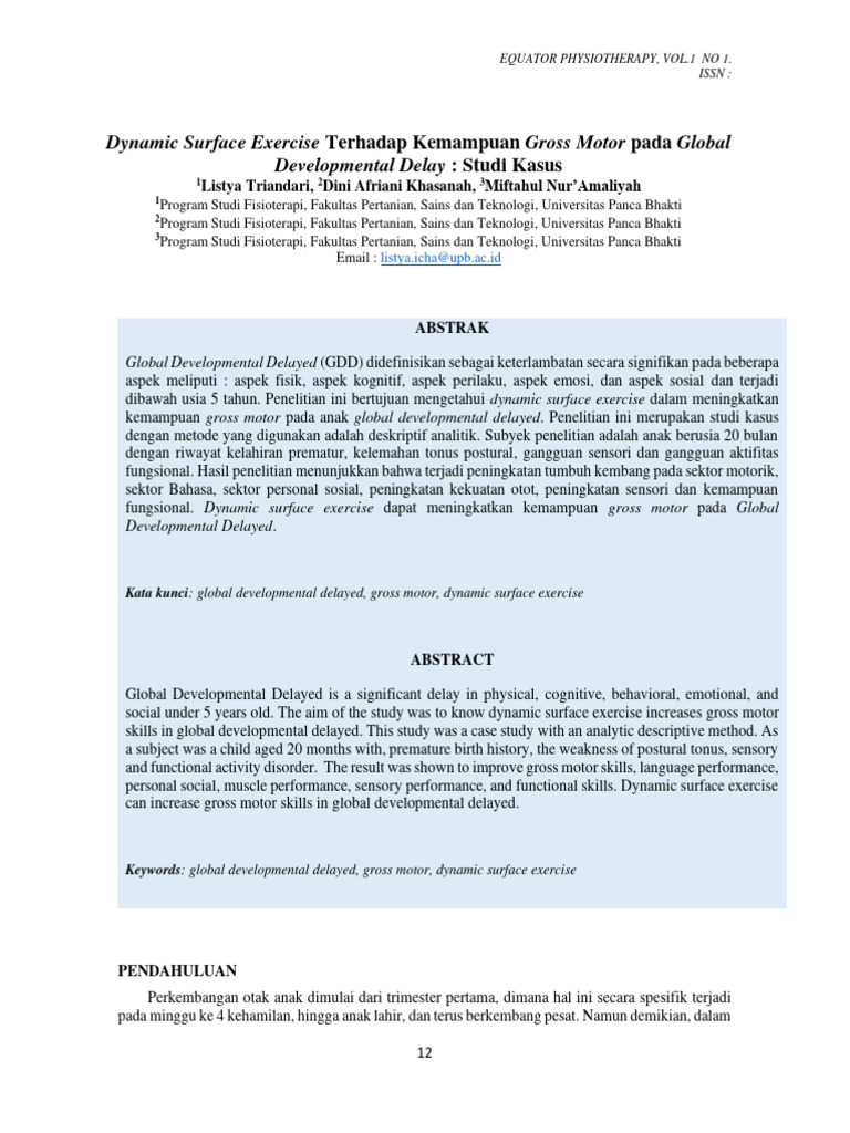 Latihan Permukaan Dinamis untuk GDD | PDF | Pengembangan Diri