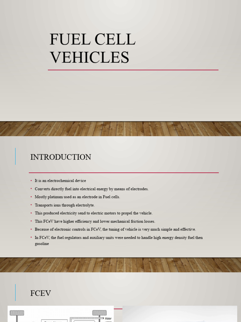 Fuel Cell Vehicle | PDF