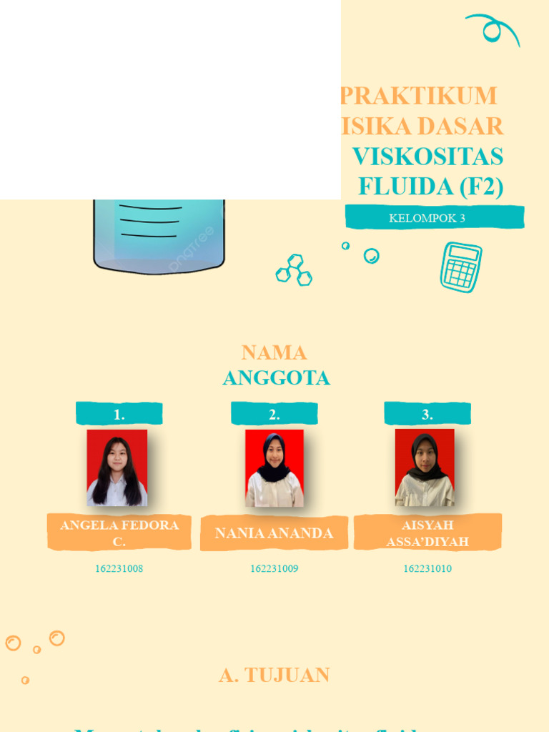 Viskositas Fluida Kelompok 3 | PDF