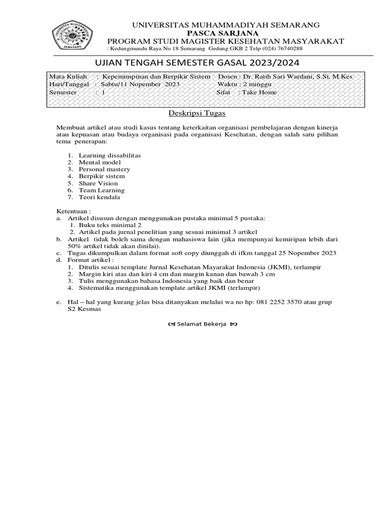 Uts KBS 2023-2024 | PDF