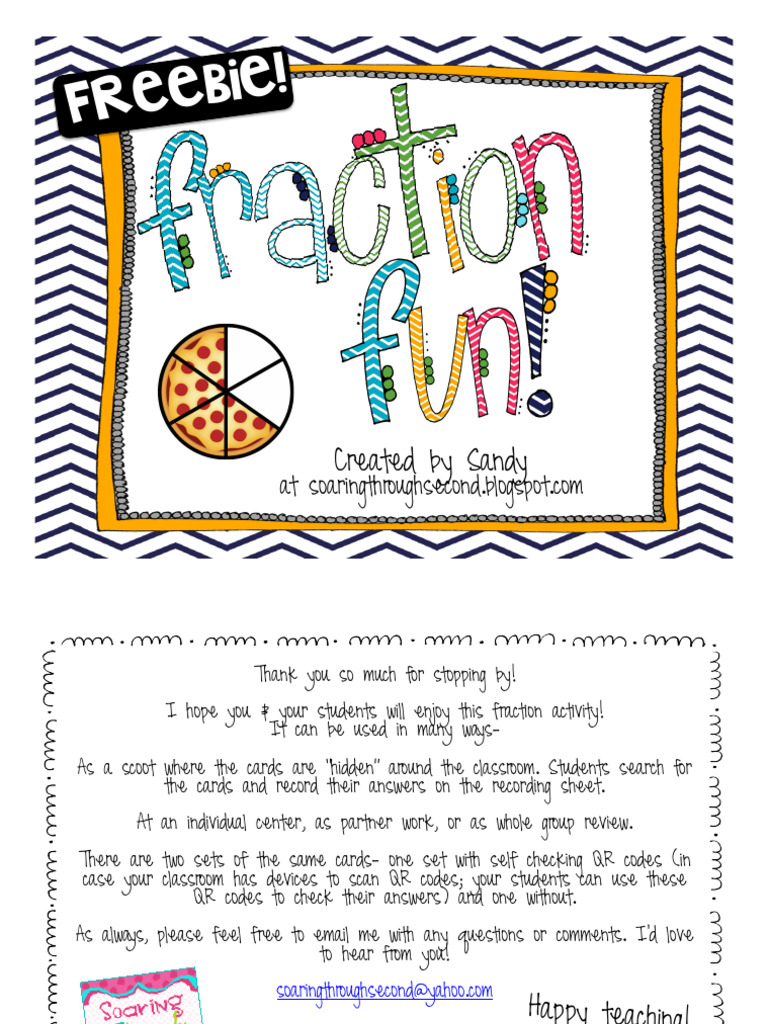 Fraction Fun 1 Revised | PDF