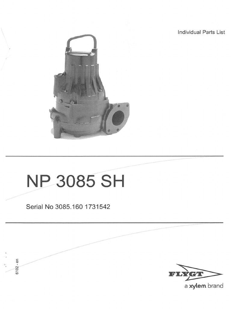 AppG-B2-DockSumpPump-Parts List P1300-2 | PDF