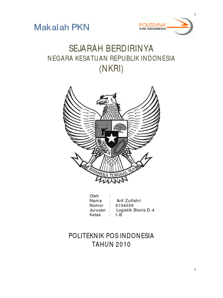 Makalah PKN Sejarah Kemerdekaan Indonesia | PDF