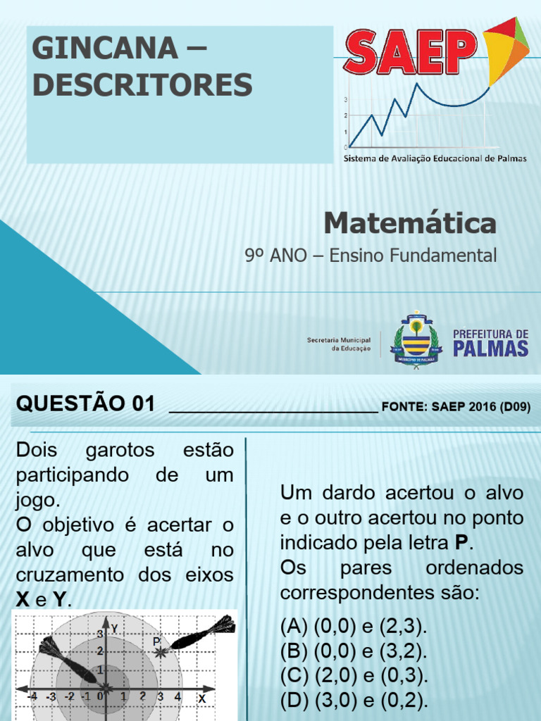 9º Ano Mat - Gincana 2 | PDF | Triângulo | Polígono