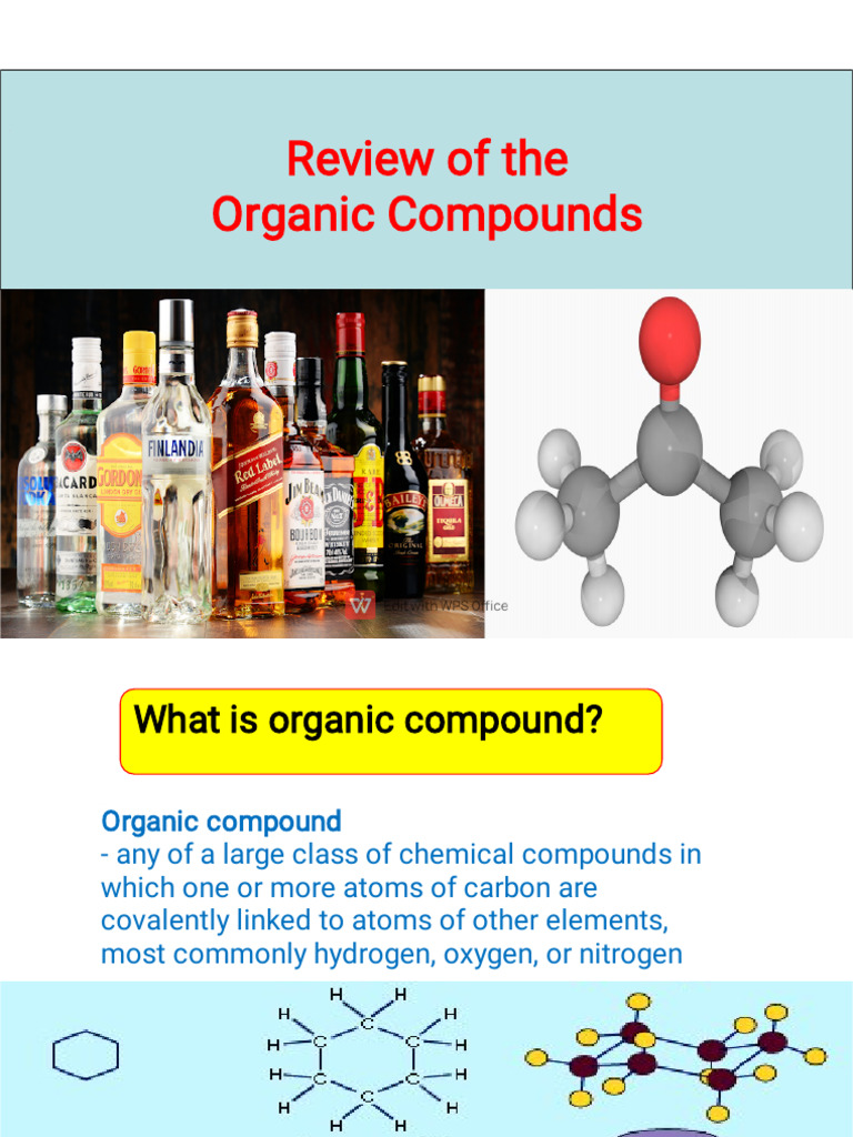MC2ReviewofOrganic Compounds | PDF | Functional Group | Alkene