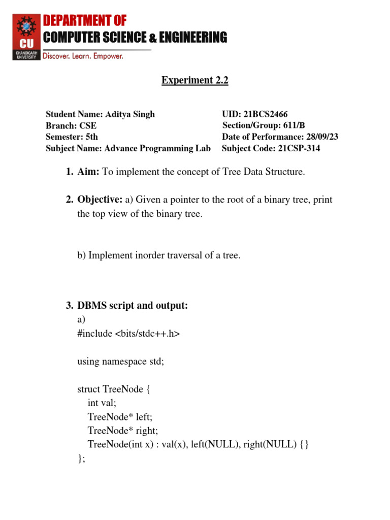 Computer Science & Engineering Computer Science & Engineering | PDF | Pointer (Computer ...