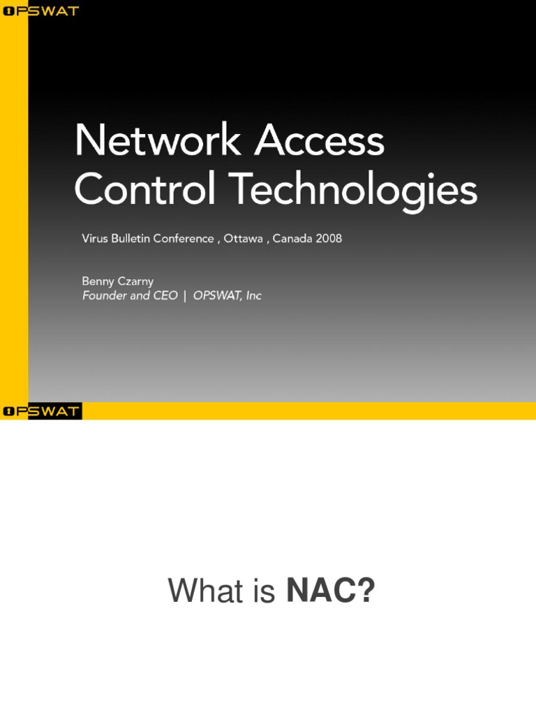 What Is NAC | PDF | Computer Networking | Computing