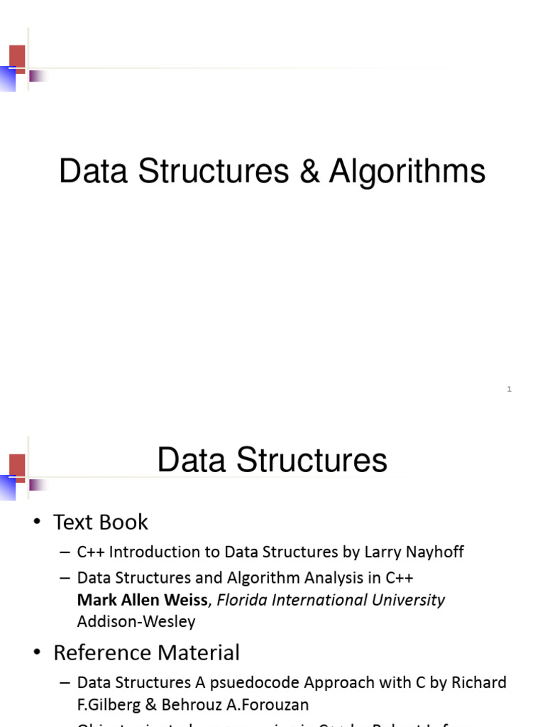 Lecture 01 | PDF | Data Structure | Data
