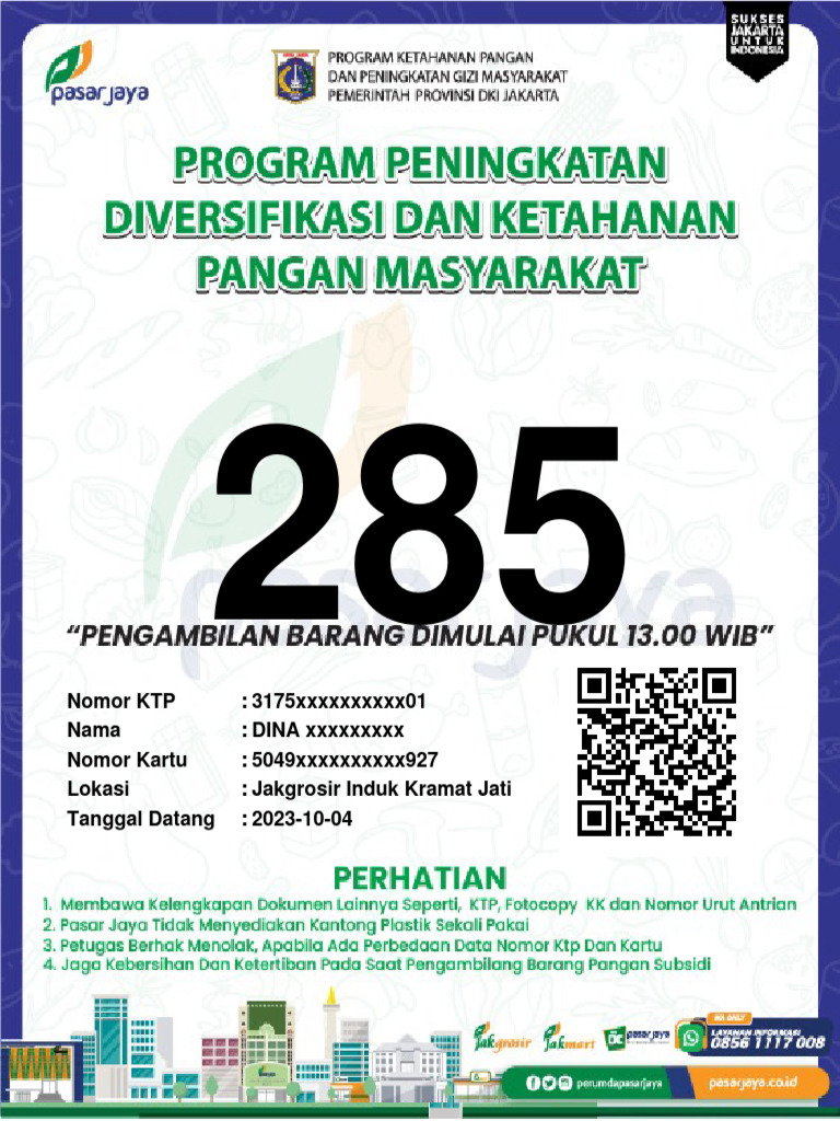 Antrian KJP Jakgrosir 2023 | PDF