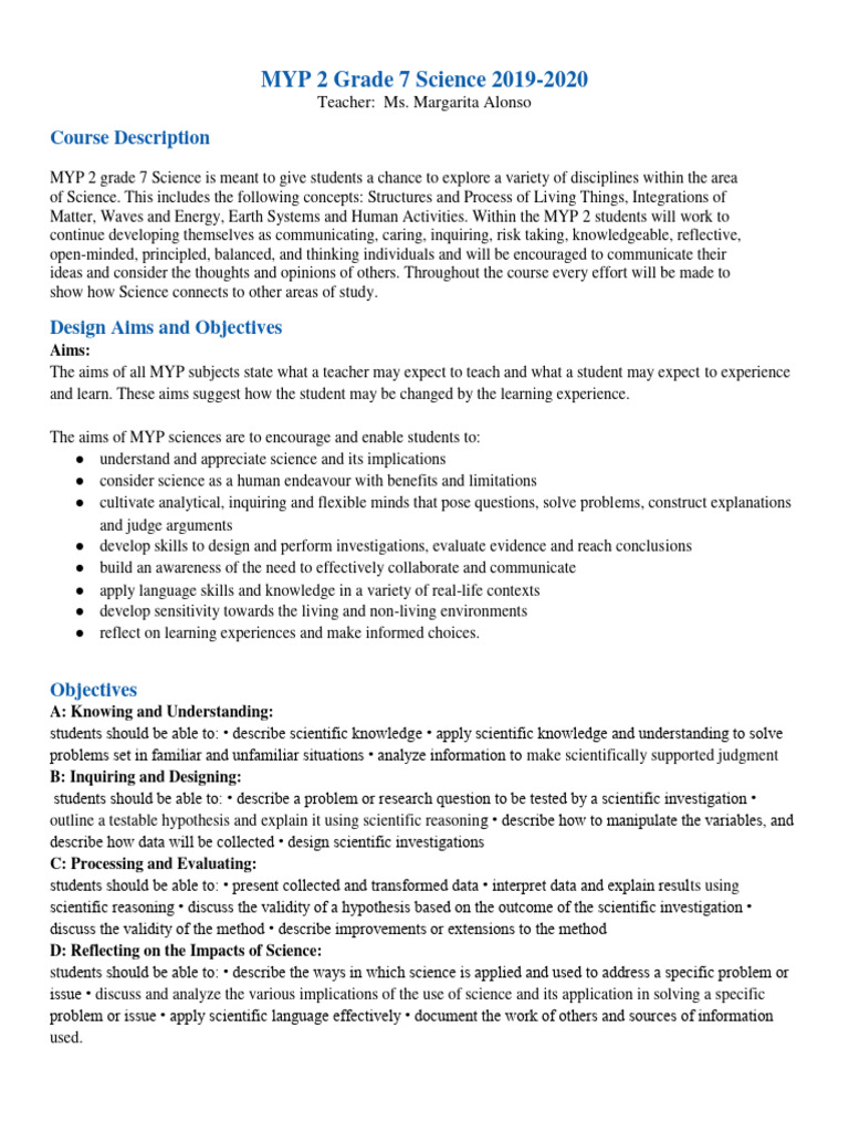 Grade 7 Science | PDF | Science | Chemistry