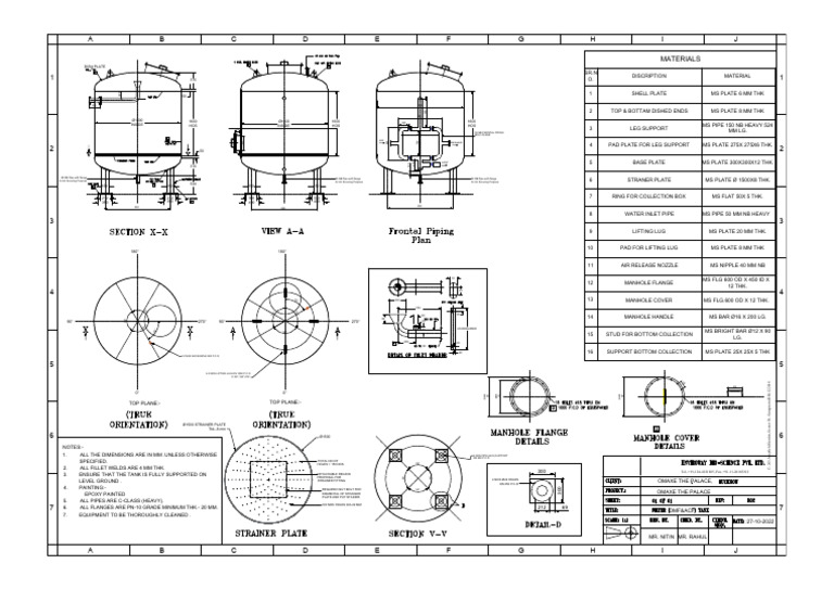 DMF&ACF GA Drawing | PDF | Mechanical Engineering | Manufactured Goods