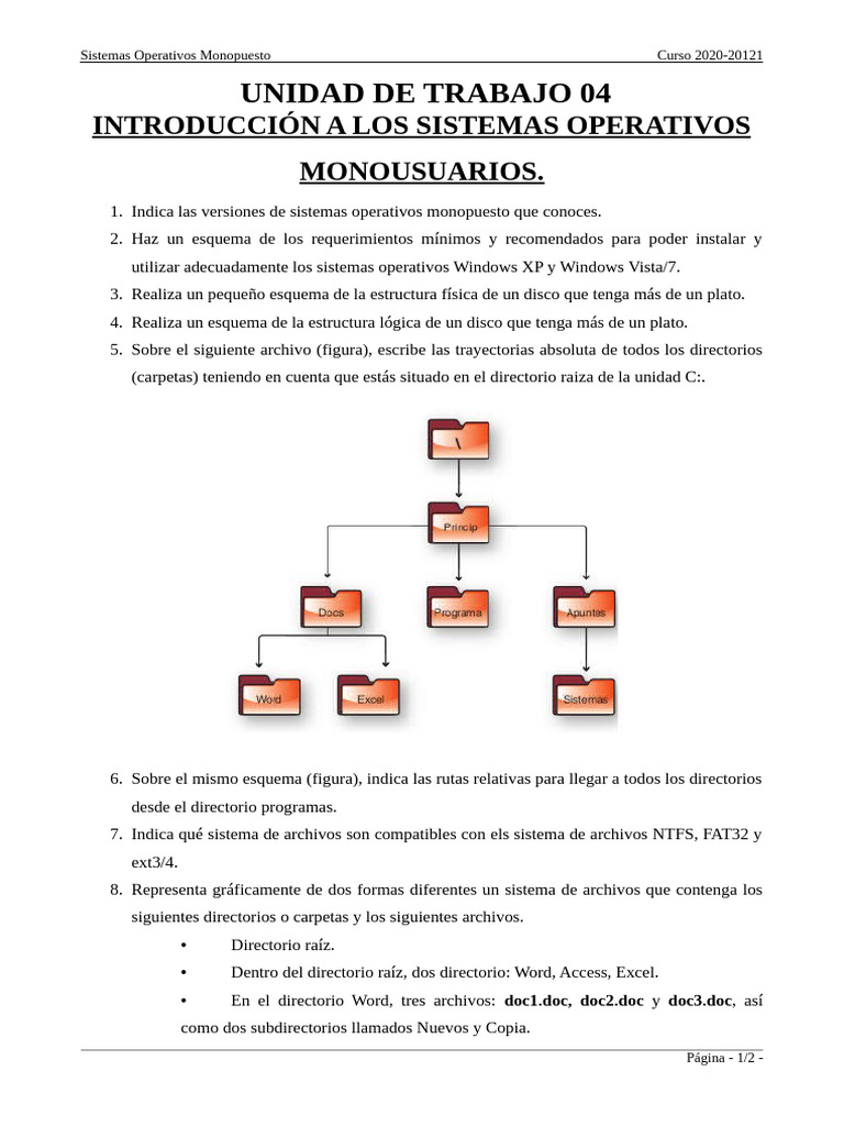 Ejercicios de La Unidad de Trabajo 04 | PDF