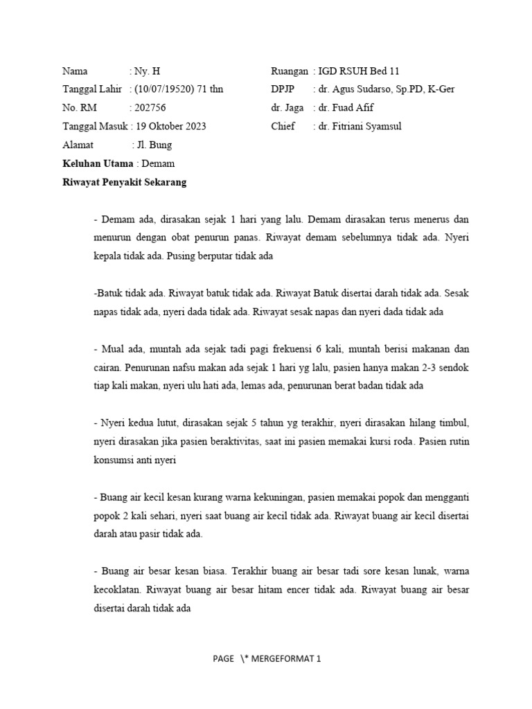 POMR - GERI - Fuad - Afif Rev1 | PDF