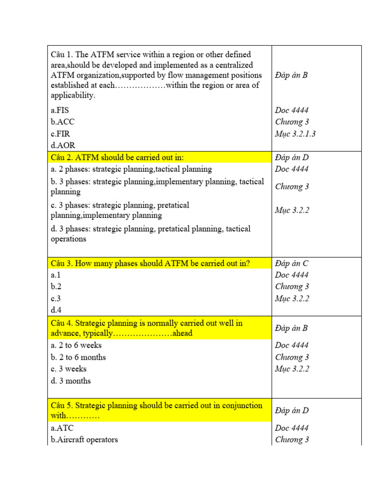 ATFM | PDF | Air Traffic Control | Airport