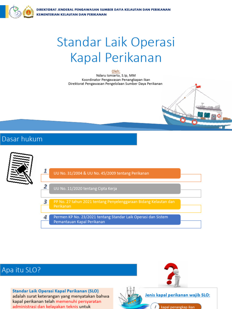 Standar Laik Operasi Kapal Perikanan | PDF