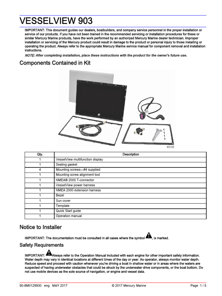 903 Installation Instructions 8m0129930 | PDF | Electrical Wiring ...