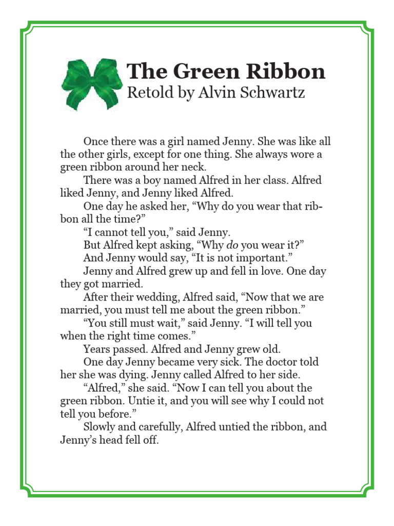 Green Ribbon Story | PDF