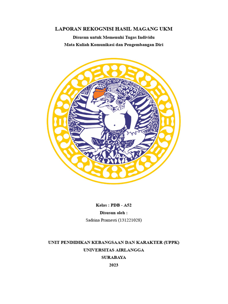 Laporan Rekognisi Hasil Magang Ukm | PDF | Perjalanan | Kajian Bahasa Asing