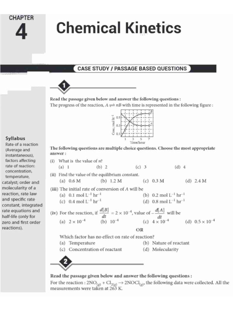 Kinetics Case Study | PDF