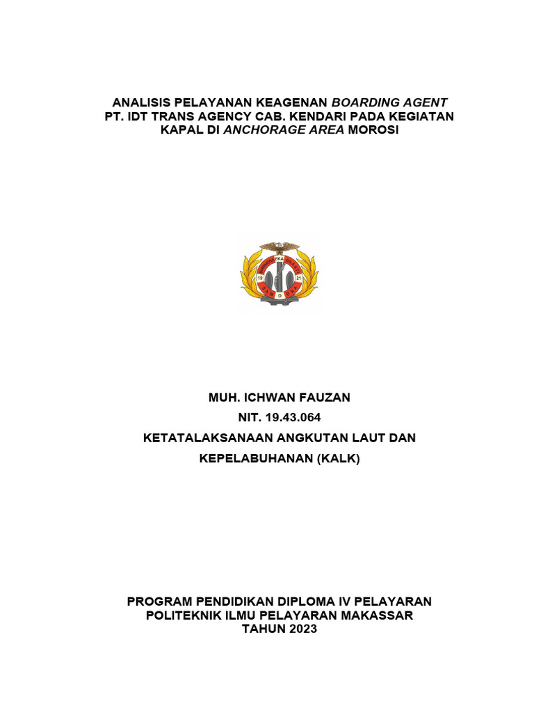 Skripsi Tutup Muh. Ichwan Fauzan 2 | PDF | Bisnis