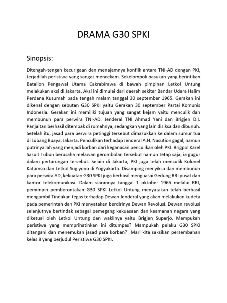 Drama g30 Spki Kelas 8 - Feb 2023 | PDF