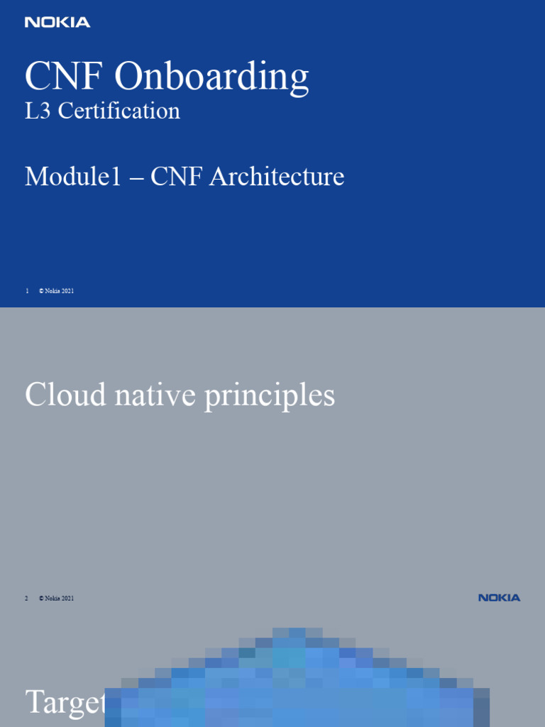 CNF Architecture | PDF | Virtual Machine | Cloud Computing