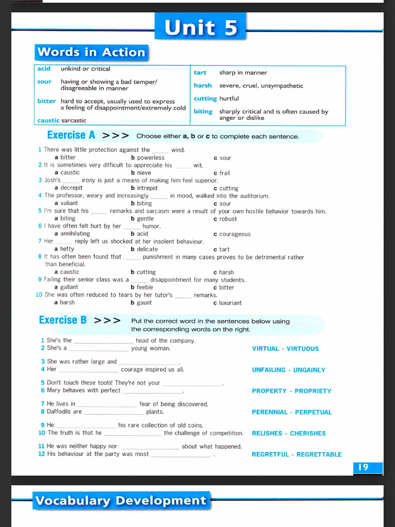 Vocabulary Files C1.pdf - Google Drive | PDF