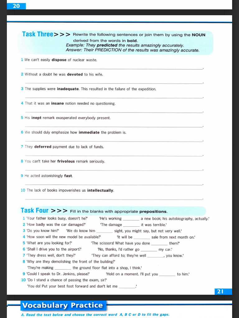 Vocabulary Files C1.pdf - Google Drive 3 | PDF | Home & Garden