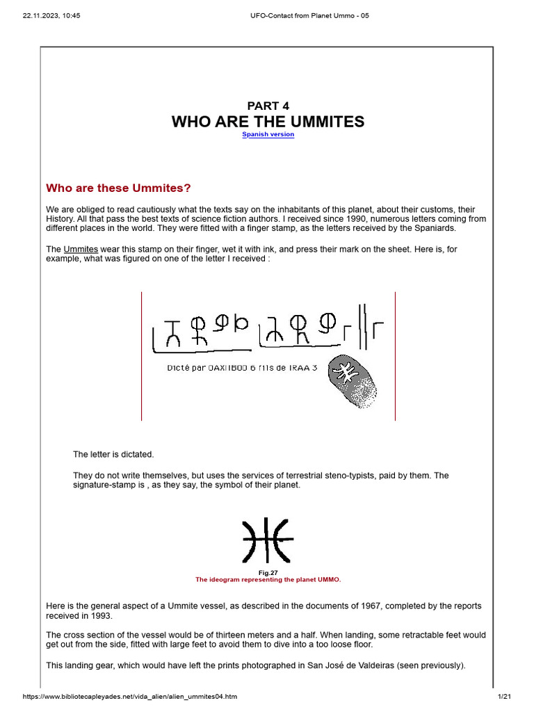 Ummo 5 | PDF | Speed Of Light | Universe