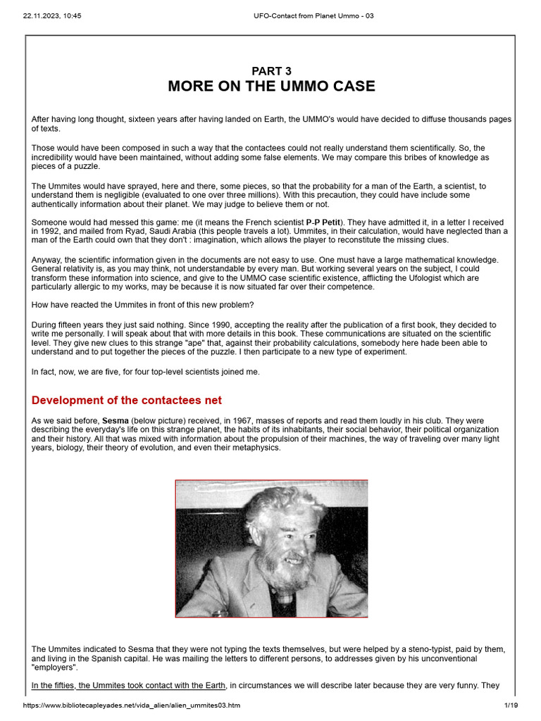 Ummo 4 | PDF | Universe | Physical Cosmology