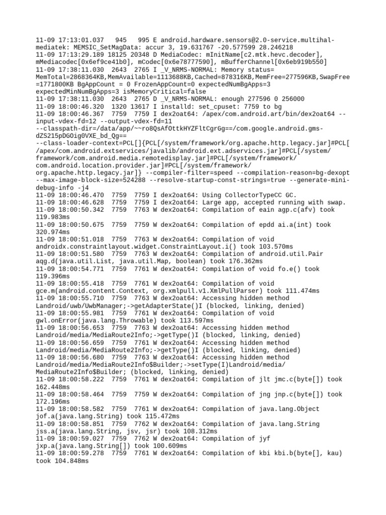 Log | PDF | Java (Programming Language) | Computer Engineering